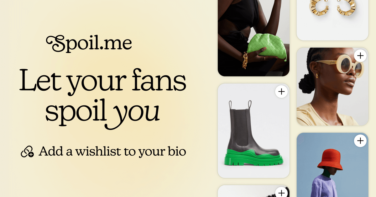 Spoil Me - the wishlist in your bio